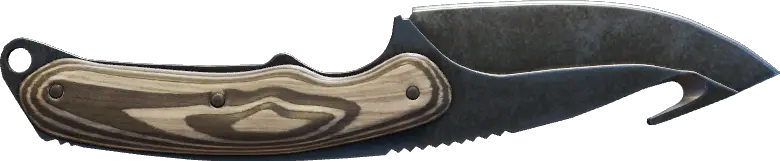 Faca Gut Hook (★) | Preto Laminado - CS2 - BLEIK Store Faca Gut Hook (★) | Preto Laminado - CS2 - BLEIK Store