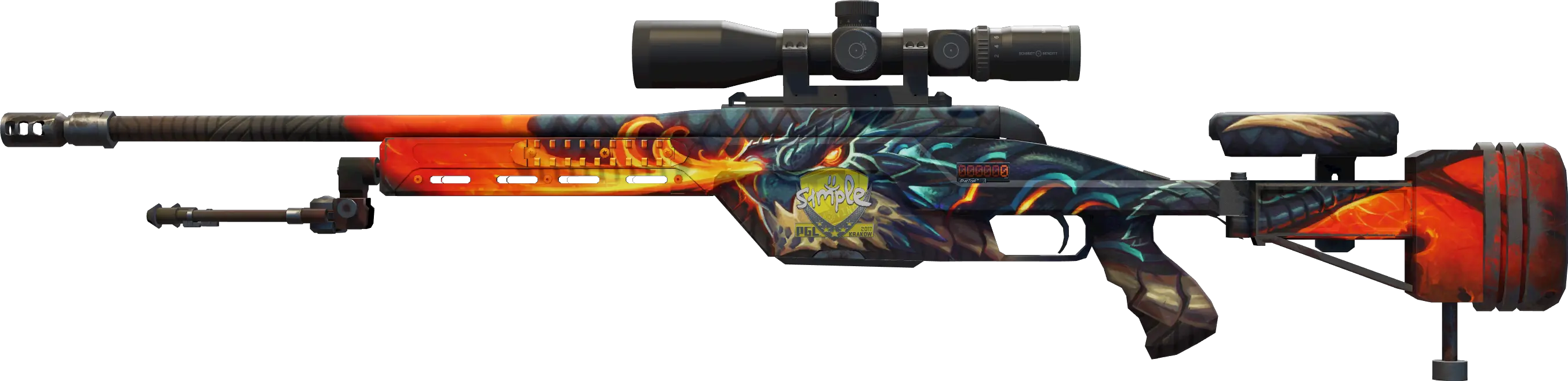 SSG 08 (StatTrak™) | Fogo Dracônico - CS2 - BLEIK Store